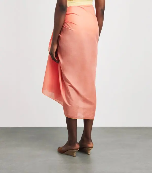 ERES Cotton Voile Cabine Pareo - Pink