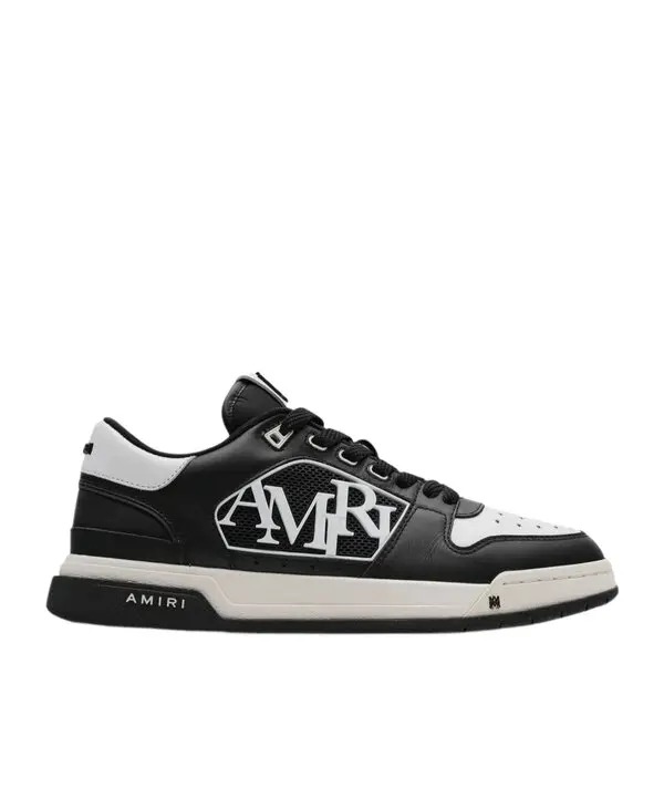 Amiri Logo Detail Low-top Sneakers - Black