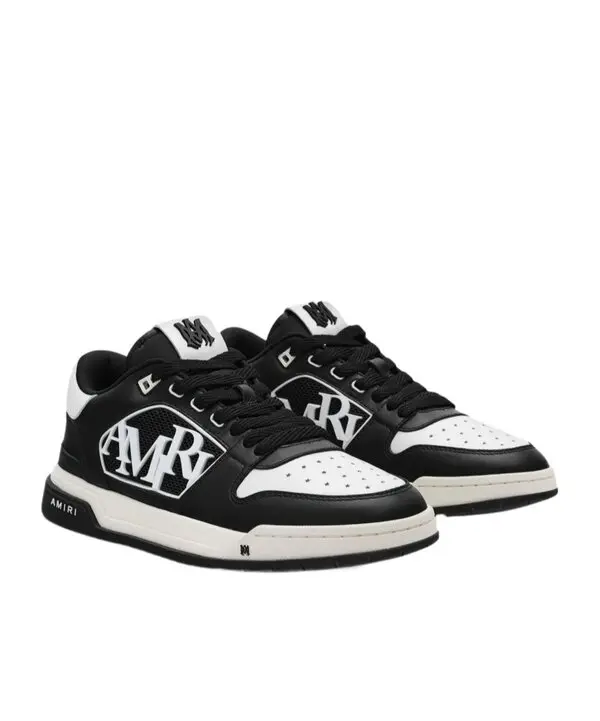 Amiri Logo Detail Low-top Sneakers - Black