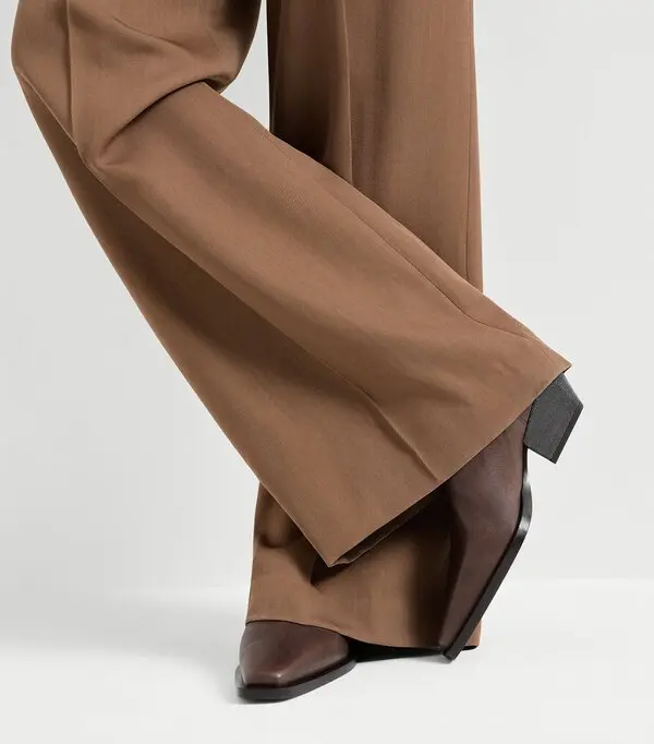 Brunello Cucinelli Leather Chelsea Boots