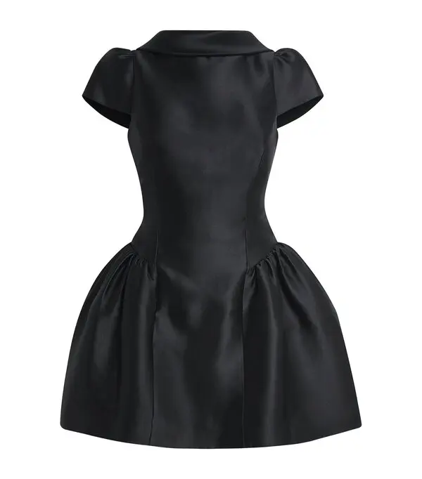 SELF-PORTRAIT Taffeta Corset Mini Dress