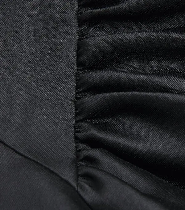 SELF-PORTRAIT Taffeta Corset Mini Dress