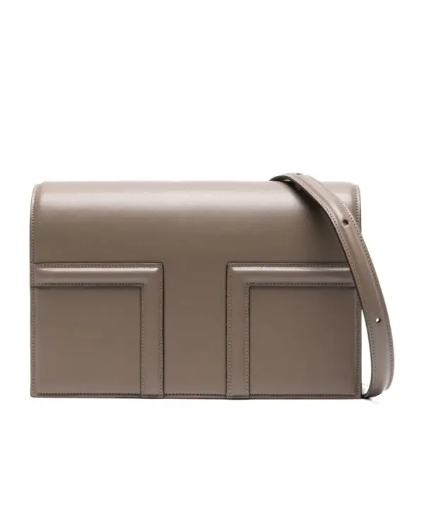 TOTEME T-flap Leather Shoulder Bag
