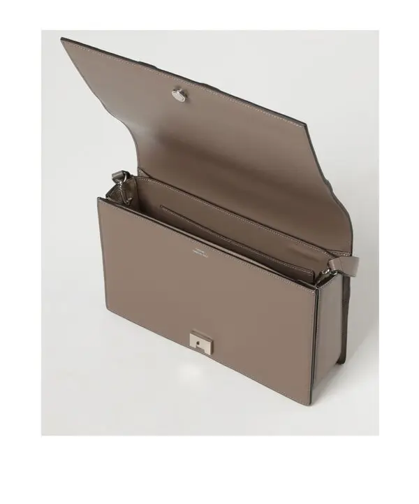 TOTEME T-flap Leather Shoulder Bag