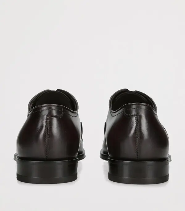 FERRAGAMO Leather Toronto Derby Shoes