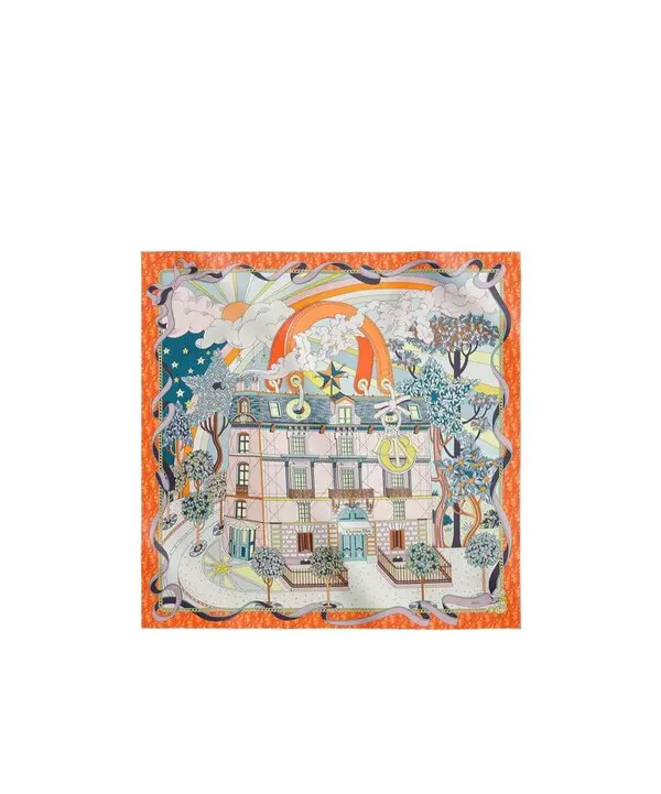 Dior Avenue90 Square Scarf - Multicolor