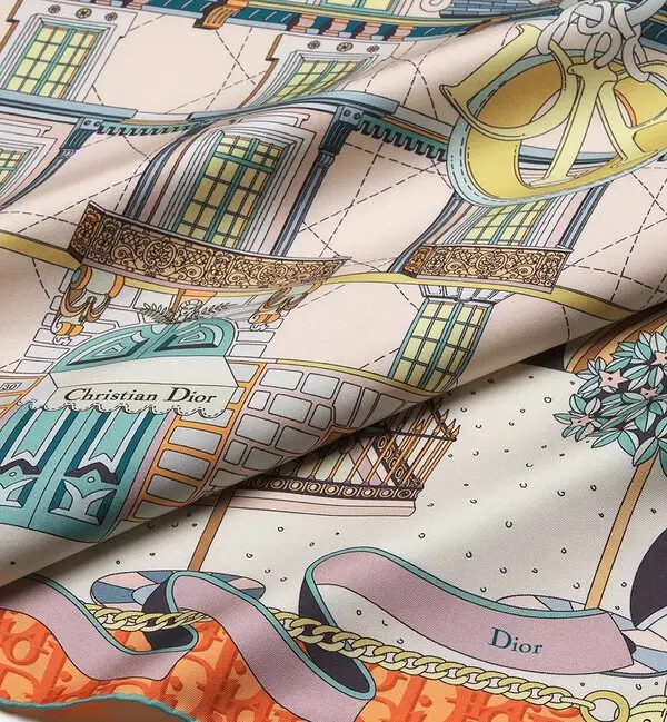 Dior Avenue90 Square Scarf