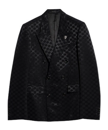 Gucci Gg Light Faille Double-breasted Jacket