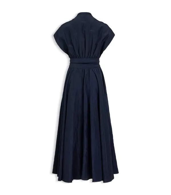Alaïa Gathered Midi Dress