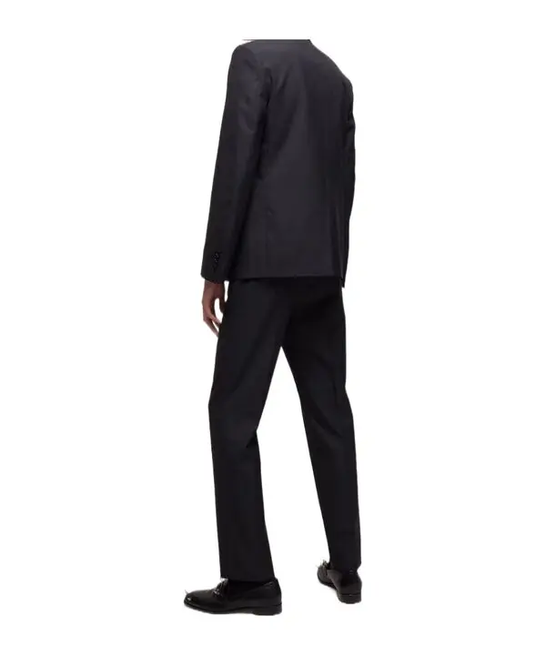 Gucci Wool Single-breasted Jacket With Pointed Collar And Rear Vent