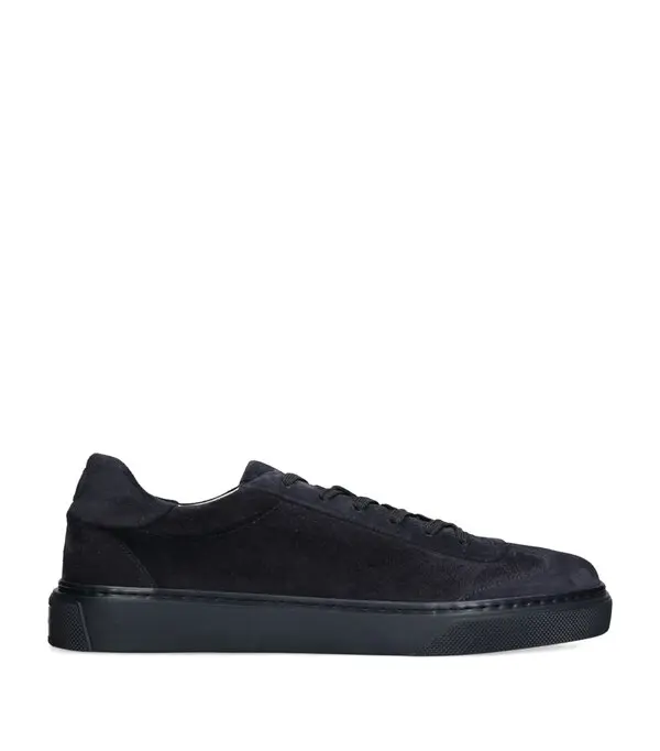 BORN OUTSIDE Suede Vibes Lace Up Sneakers - Navy