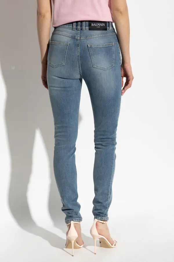 Balmain Tapered Leg Jeans