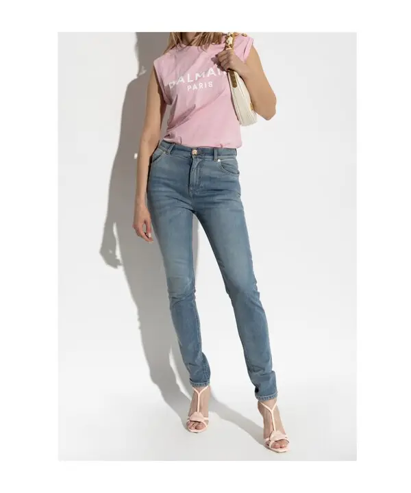 Balmain Tapered Leg Jeans