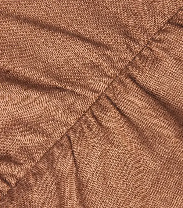 SIR. Linen Tommy Midi Dress - Brown