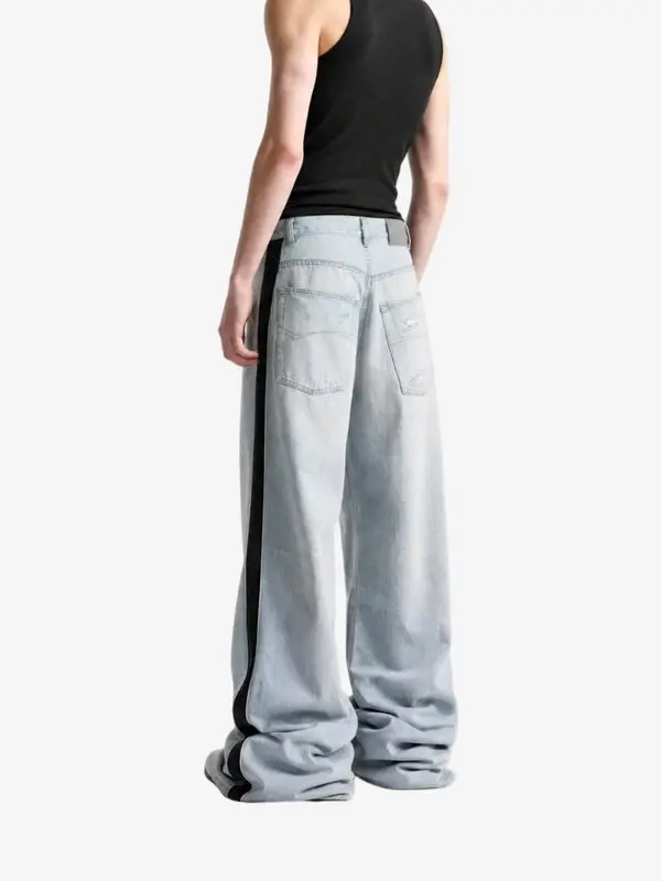 Balenciaga Logo-print Baggy Jeans