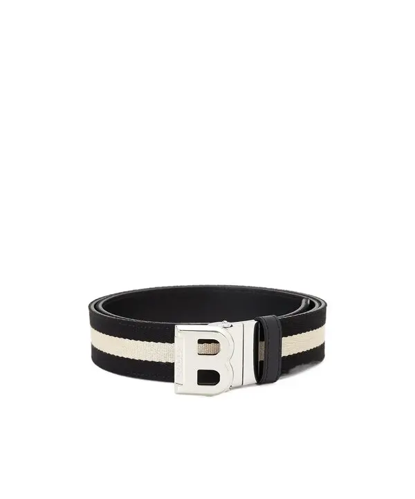 Bally Double-sided Striped Belt - Black
