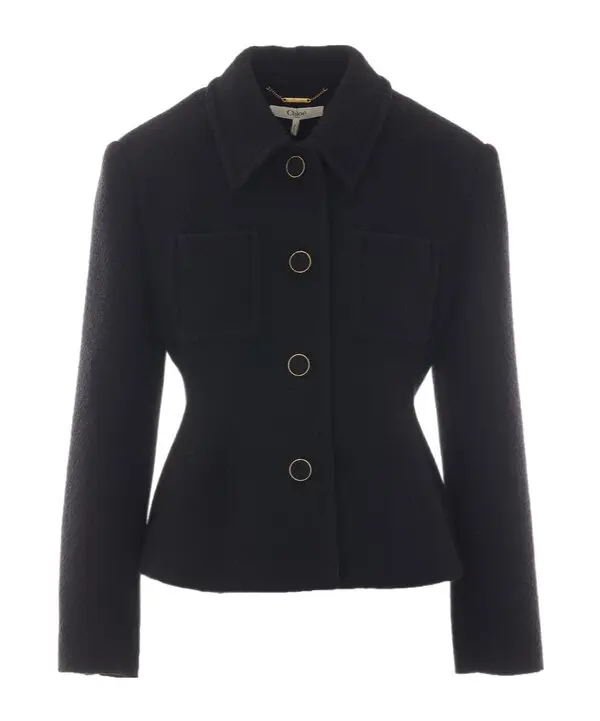 Chloé Boxy Textured Jacket