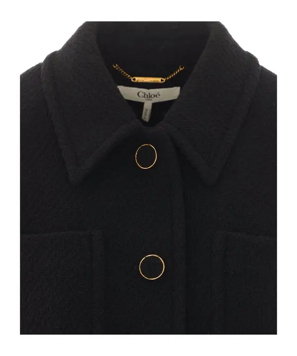 Chloé Boxy Textured Jacket