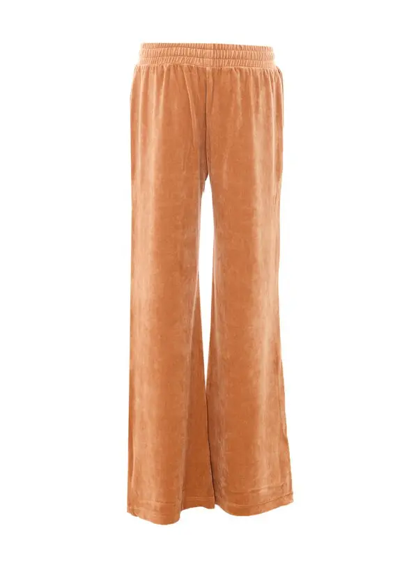Chloé Elastic Waist Wide-leg Casual Pants