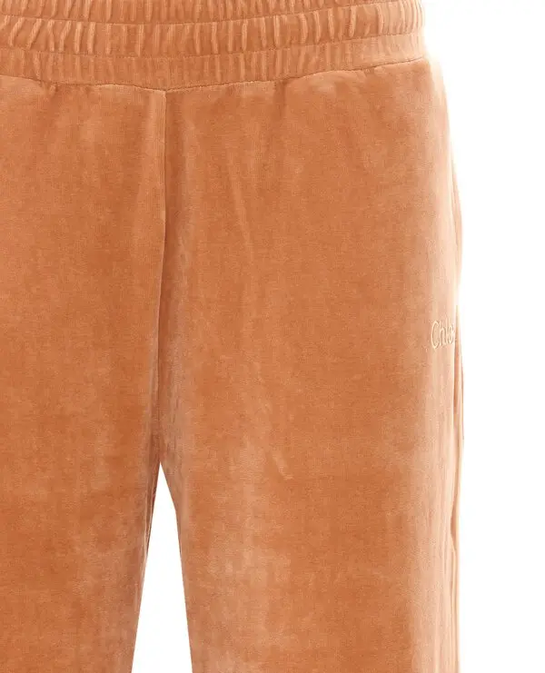 Chloé Elastic Waist Wide-leg Casual Pants