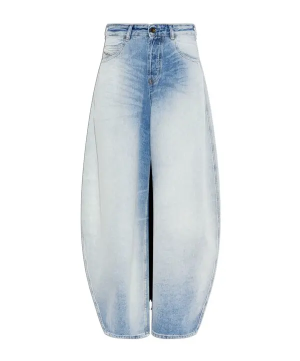 DIESEL® Belt Loop Wide Leg Jeans