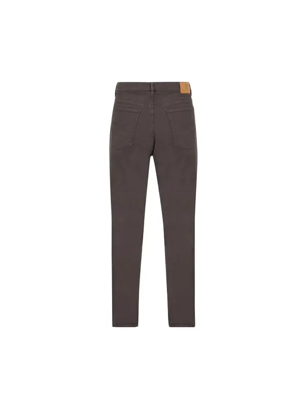 Brunello Cucinelli Regular-fit Five-pocket Pants - Dark Brown