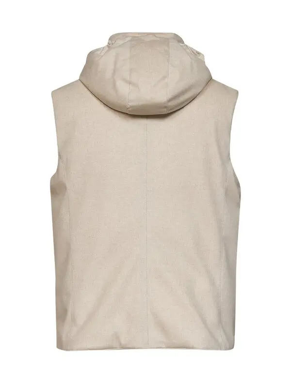 Brunello Cucinelli Sleeveless Hooded Gilet