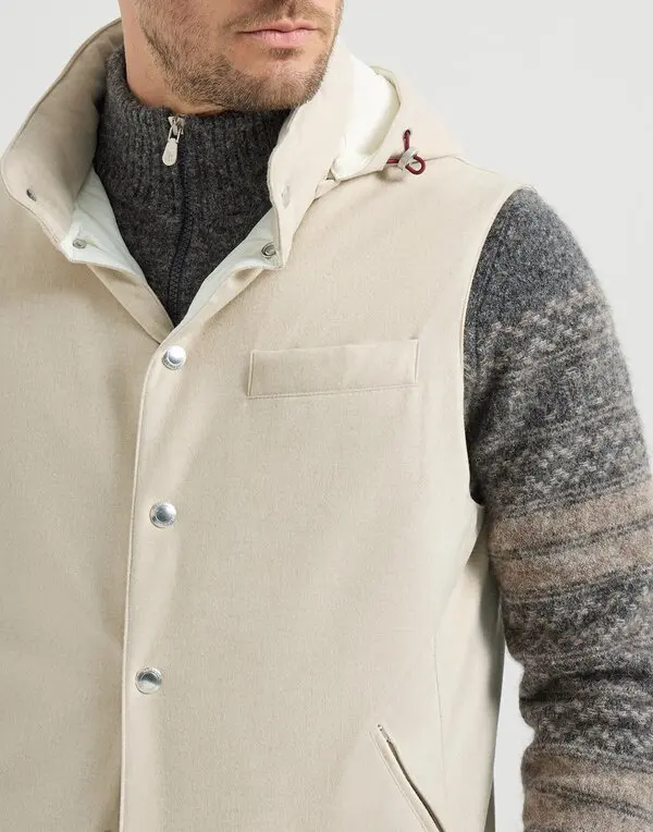 Brunello Cucinelli Sleeveless Hooded Gilet