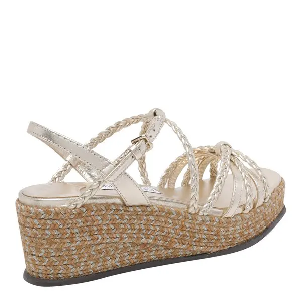 JIMMY CHOO Nyra Braided Wedge Sandals