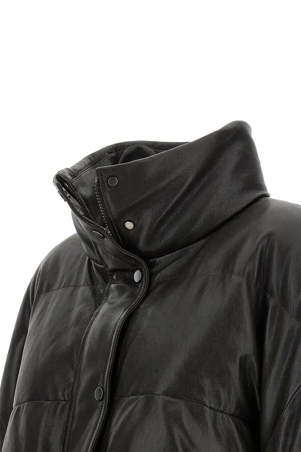 Brunello Cucinelli Quilted Leather Jacket