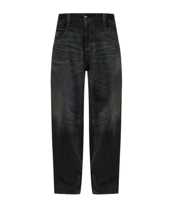 DIESEL® 1997 D-denim-m-uc Wide-leg Jeans - Black