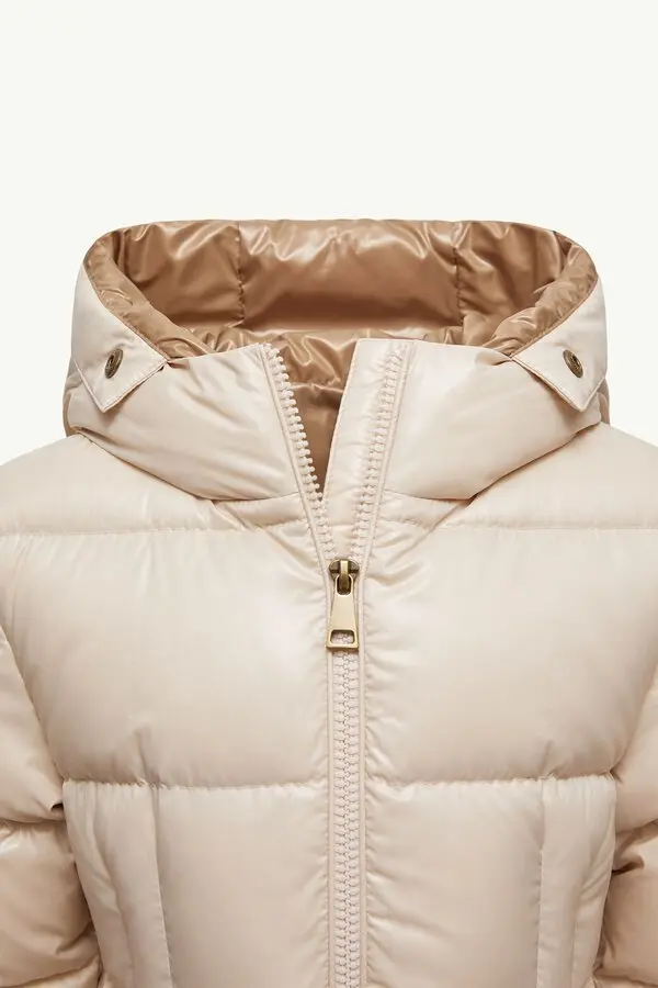 Moncler Aruna Shearling-trimmed Hooded Down Jacket