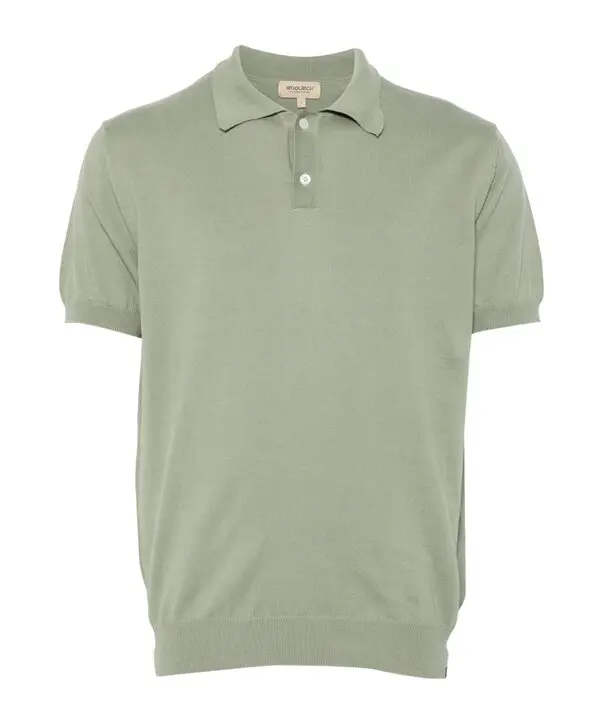 Woolrich Buttoned Short-sleeve Polo Shirt