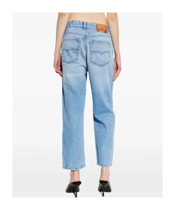 DIESEL® 1981 D-went Distressed Jeans - Light Blue