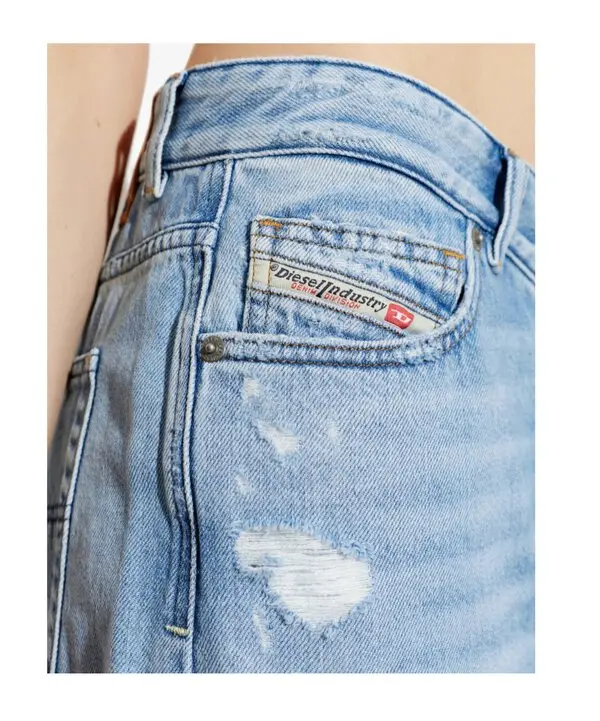 DIESEL® 1981 D-went Distressed Jeans - Light Blue
