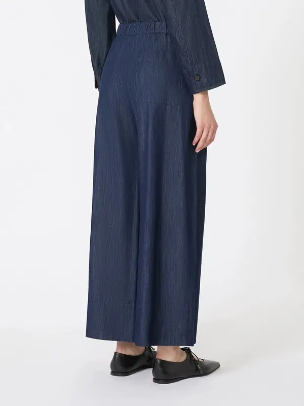 Max Mara Denim Wide-leg Joggers