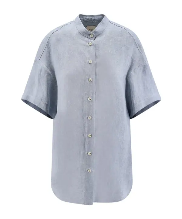 ALYSI Short Sleeve Stand Collar Jacket