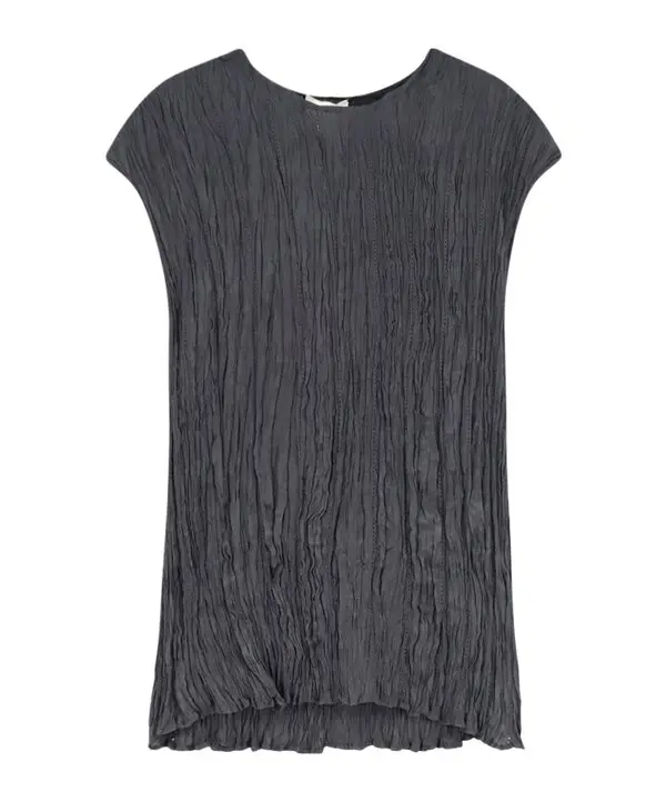 ALYSI Textured Sleeveless T-shirt