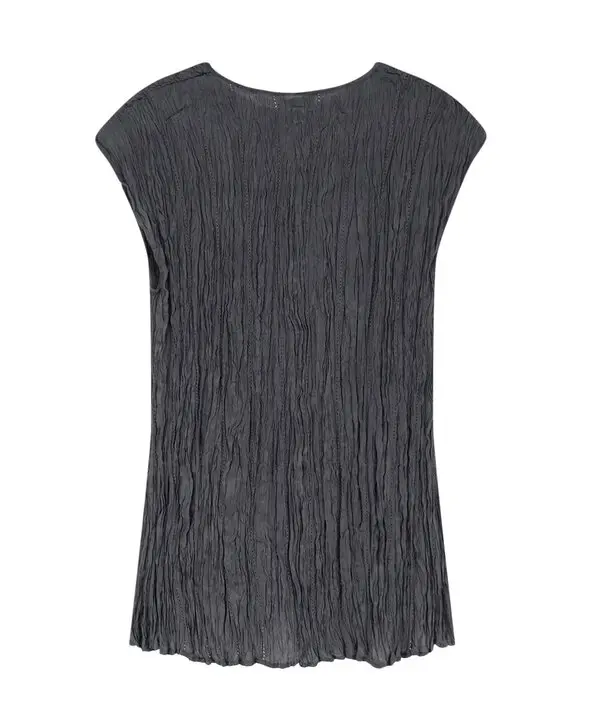 ALYSI Textured Sleeveless T-shirt