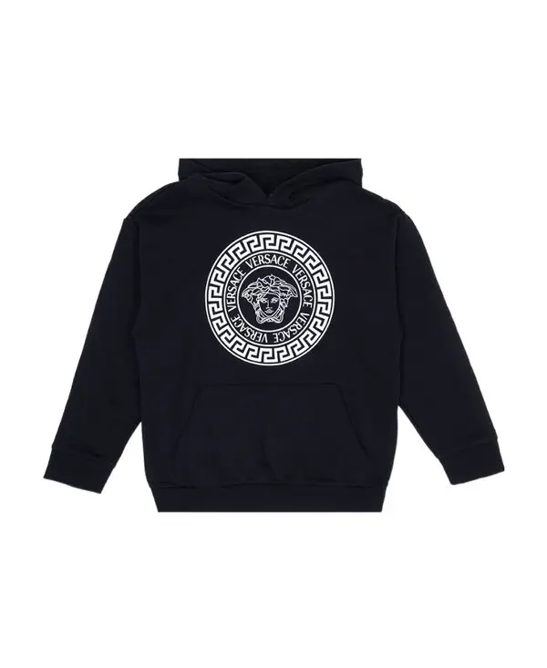 Versace Medusa Print Cotton Hoodie