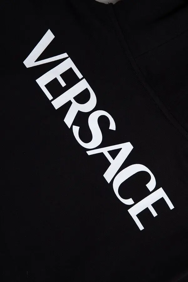 Versace Medusa Print Cotton Hoodie