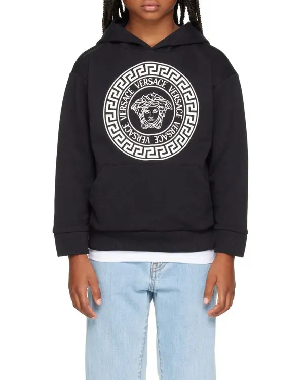 Versace Medusa Print Cotton Hoodie