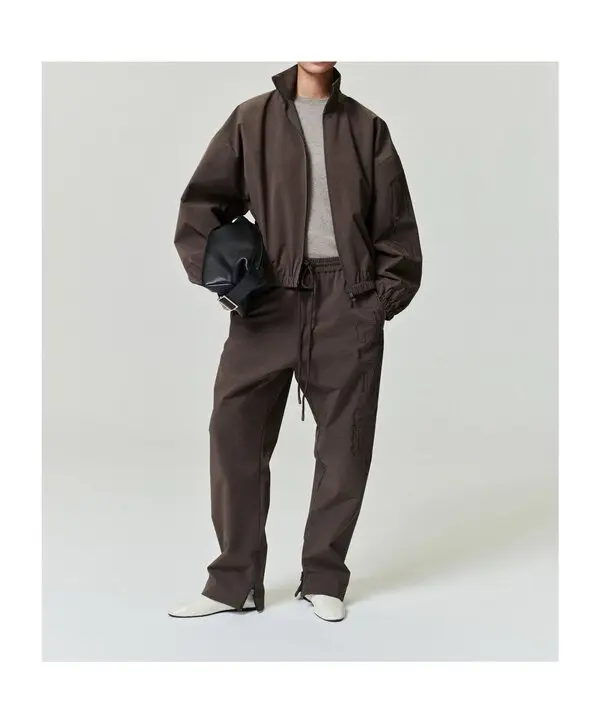 Fear Of God Active Trace Track Pants With Reflective Logo - Brown