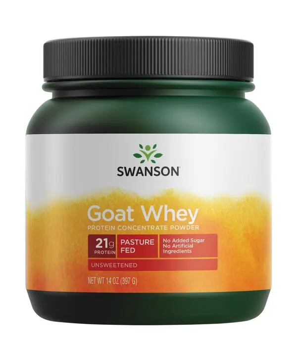 SWANSON Goat Whey Protein Concentrate 14 Ounce Pwdr - No Color
