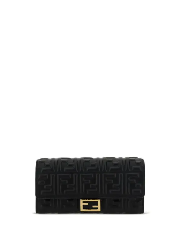 Fendi Chain Wallet - Black