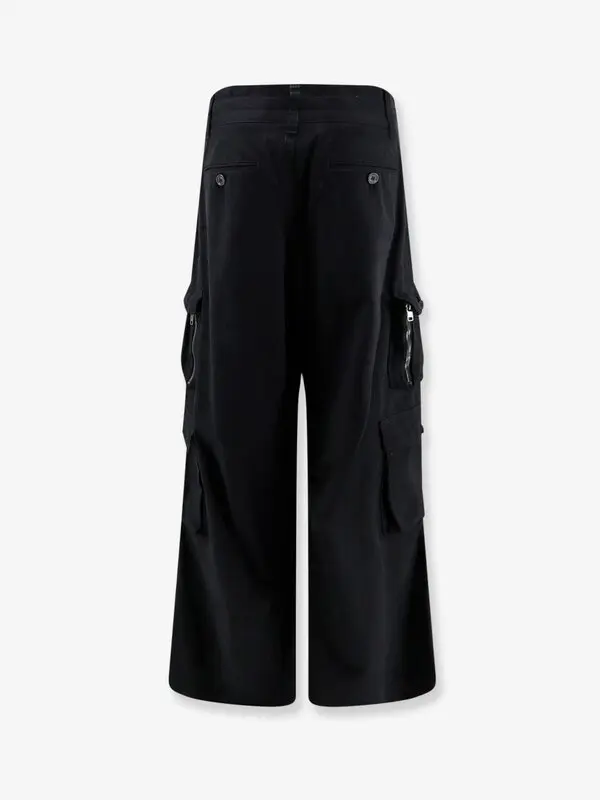 Dolce & Gabbana Faille Wide Leg Cargo Trousers