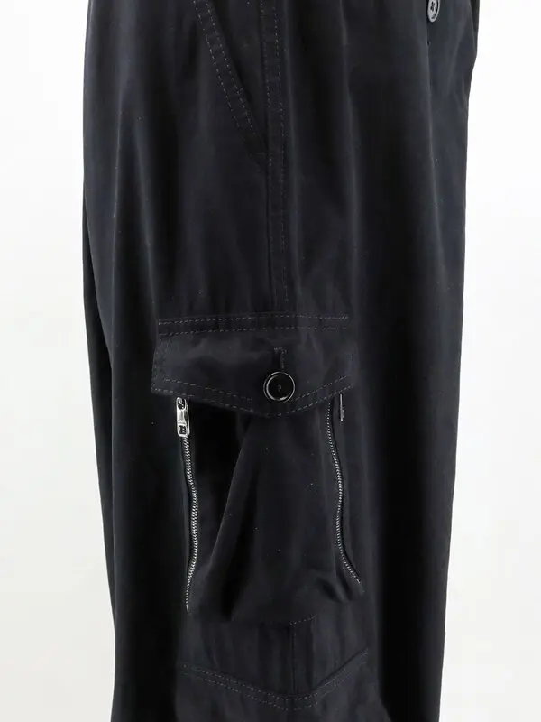 Dolce & Gabbana Faille Wide Leg Cargo Trousers