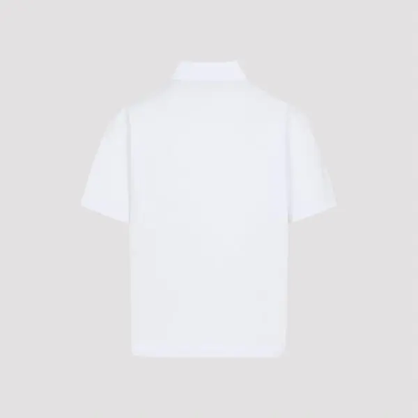 Moncler Short Sleeves Polo - White