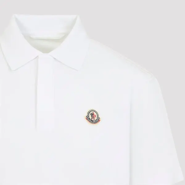 Moncler Short Sleeves Polo - White