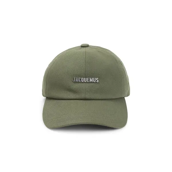 Jacquemus La Gadjo Cotton Baseball Cap - Green